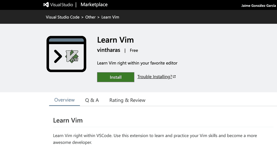 Learn Vim. A New Extension to Help You Learn Vim in VSCode | Barbarian Meets Coding